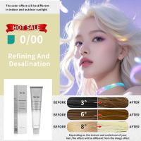 China Low Ammonia 100% Coverage White Hair Permanent Hair Dye Cream OEM for Salon Hair Color Manufacturer for sale