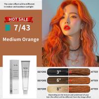 China Natural Hair Dye Cream Permanent 100% Gray Coverage for Professional Salon OEM Hair Color Manufacturer for sale