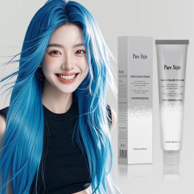 China OEM Salon Natural Dye Permanent Hair Color Cream With Private Label Service Hair Dye Factory for sale