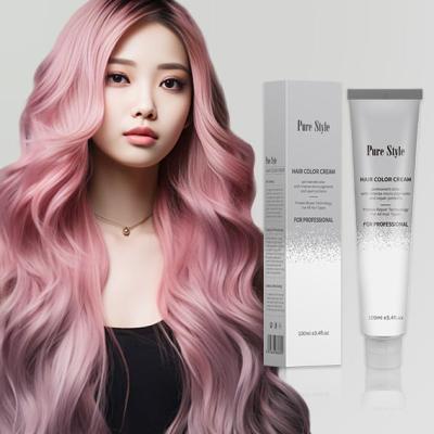 China Low Ammonia Hair Color Cream OEM Professional Hair Dye Cream For Salon Wholesale Hair Dye Factory Supply for sale