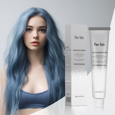 China Private Label Salon Natural Hair Color Dye Permanent Professional Hair Dye Cream OEM Hair Color Manufacturer for sale