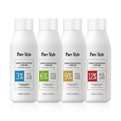 China Permanent Oxidant Hair Developer Cream Non Irritating 100ml For Home Dyeing OEM Available Factory Wholesale for sale