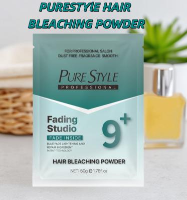 China Dust-Free 50g Hair Bleaching Powder Blue Hair Color Powder Herbal Formula OEM Hair Dye Factory Wholesale for sale