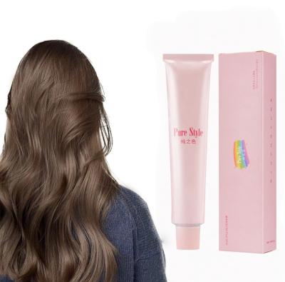 China Grey Solution Purestyle Hair Color Cream Grey Coverage Hair Dye Non-Damaging Formula OEM Hair Color Manufacturer for sale