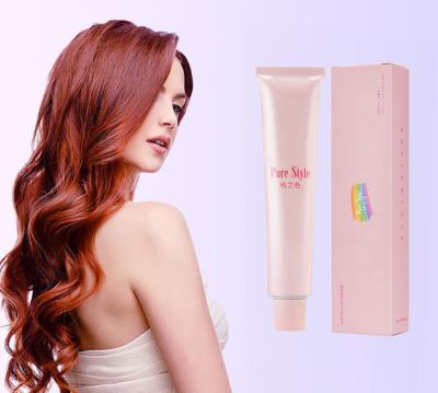 China Gentle Hair Color Cream Professional Hair Color Products Full Shade Selection OEM Hair Dye Factory for sale