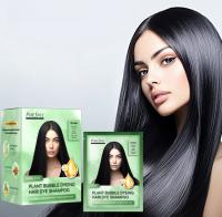 China Plant Black Hair Dye Shampoo Herbal  Bubble Hair Dye Shampoo Gray Coverage OEM Organic Hair Color Shampoo Hair Color Factory Supply for sale