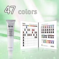 China Professional Color Chart Premium Quality 47 Colors Professional For Salons OEM Wholesale for sale