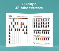 China Professional Color Chart Premium Quality 47 Colors Professional For Salons OEM Wholesale for sale