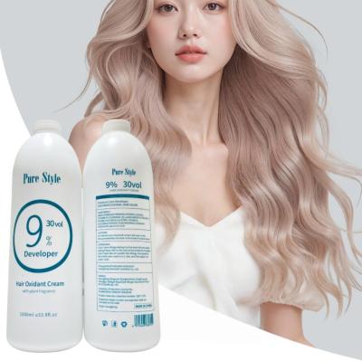 China Bulk Hair Colour Cream Developer OEM Service Reliable Hair Color Manufacturer  for Mild Peroxide Hair Dye Formula for sale