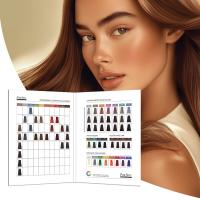 China Purestyle Custom Accurate Color Matching & High-Quality Swatches OEM Available Hair Color Chart with Low MOQ for sale