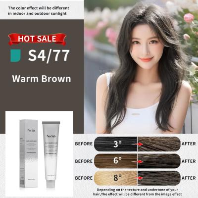 China Hair Coloring Product Organic Hair Dye with 47 Colors Permanent Hair Dye Cream for Salon OEM Hair Dye Factory for sale