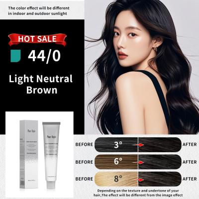 China Private Label Organic Hair Dye with 47 Colors Permanent Hair Dye Cream Ammonia Free for Salon Wholesale Hair Dye Factory for sale