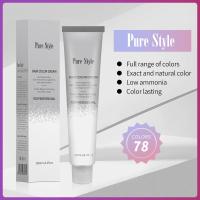 China Purestyle  Permanent Hair Color Cream OEM Raw Materials Organic Hair Colour Wholesale for sale