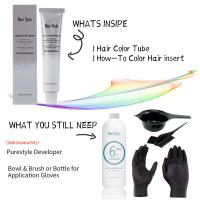 China Purestyle  Permanent Hair Color Cream OEM Raw Materials Organic Hair Colour Wholesale for sale