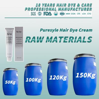 China Purestyle  Permanent Hair Color Cream OEM Raw Materials Organic Hair Colour Wholesale for sale
