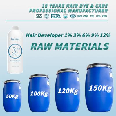 China 1000ml Professional Peroxide Developer Raw Material Wholesale Natural Hair Oxidant Cream OEM/ODM Hair Color Manufacturer for sale