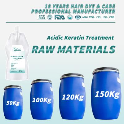 China Purestyle Professional Grade OEM Hair Mask Perm Lotion Acidic Keratin Hair Treatment Hair Straightening Cream Raw Material for sale