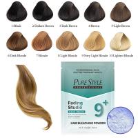 China Home Blue Hair Bleaching Powder Permanent Dust Free 50g for Adult for sale