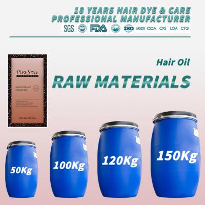China Professional OEM Hair Essence Polish Oil Raw Material Non-Greasy  for Smooth Hair with Lasting Fragrance for sale