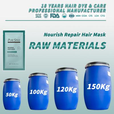 China Factory OEM Hair Mask Raw Material 100% Organic for Smooth Shiny Hair Color Protection for sale