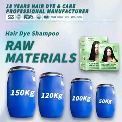 China Purestyle  OEM Hair Dye Shampoo Raw Material Hair Color Manufacturer Supply Plant Permanent Hair Dye  Gray Coverage for sale