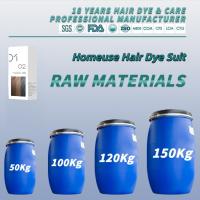 China OEM Home Hair Dye Cream Suit Raw Material Ammonia Free with Oxidant Cream Easy Application for sale