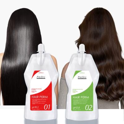 China Purestyle OEM  Hair Perm Cream  Repair Damage Hair Protein Treatment for Salon Use Permanent Hair Straightening for sale