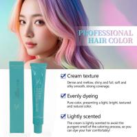 China Bulk Wholesale Hair Color Cream Permanent Hair Dye  Gentle Formula OEM Hair Dye Factory for sale