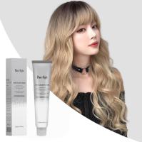 China Low Ammonia Semi Permanent Hair Color Cream Professional Salon  Easy Coloring OEM Hair Color Manufacturer Supply for sale