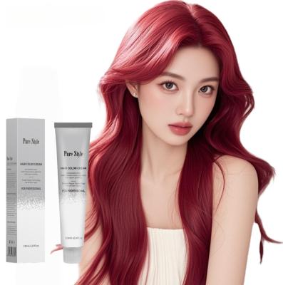 China Philippines Herbal Natural Hair Color Cream Long Lasting 47 Colors For Salon OEM Available Hair Dye Factory for sale