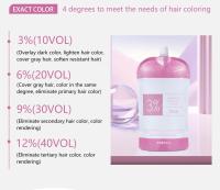 China Organic Hair Color Developer 3% 6% 9% 12% Peroxide Cream OEM/ODM Customizable Hair Dye Factory Supply for sale