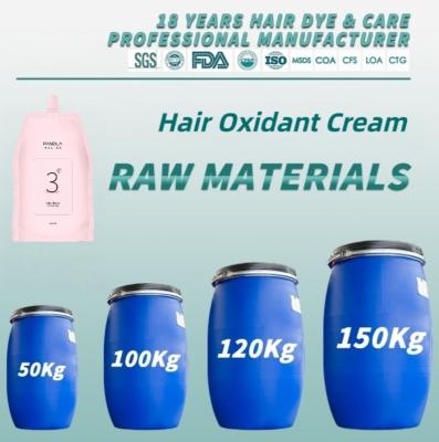 China Salon Professional Permanent Hair Color Cream Developer 1% 3% 6% 9% 12% Oxidant Cream Raw Material OEM for sale