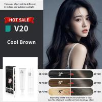 China Herbal  Permanent Homeuse Hair Dye Kit Raw Material Ammonia Free  OEM Available Hair Dye Factory Whoelsale for sale