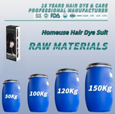 China Herbal  Permanent Homeuse Hair Dye Kit Raw Material Ammonia Free  OEM Available Hair Dye Factory Whoelsale for sale