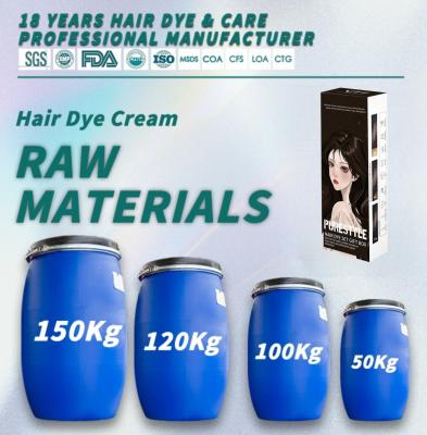 China OEM Herbal Formula Semi Permanent Hair Dye Set Ammonia Free Hair Color Raw Material Professional Hair Color Manufacturer for sale