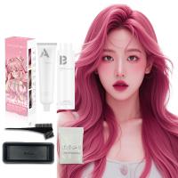 China Herbal Formula Semi Permanent Hair Dye Set Raw Material OEM Hair Dye Factory Organic Hair Color for sale