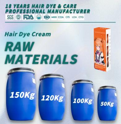 China Herbal OEM  Hair Dye Kit Raw Material Ammonia Free Home Hair Color Kit Reliable Hair Color Manufacturer Supply for sale