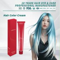 China Salon Wholesale OEM Hair Color Cream Plant Based Multiple Shades Easy Application Hair Color Manufacturer for sale
