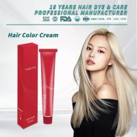 China OEM Hair Color Manufacturer Permanent Hair Color Cream Natural Scent Easy to Use Smooth Result Salon Bulk Orders for sale