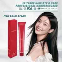 China CANSE Professional Hair Color Cream 90ml Rich Shades Plant Fragrance Non Drying Formula OEM Wholesale for sale