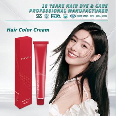 China CANSE Professional Hair Color Cream 90ml Rich Shades Plant Fragrance Non Drying Formula OEM Wholesale for sale