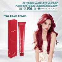 China Hair Color Cream Plant Formula Lasting Color Smooth Finish Bulk Wholesale OEM Hair Dye Factory for sale