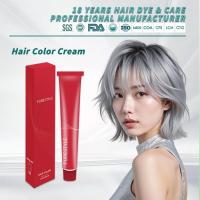 China Low Ammonia OEM Hair Color Cream 90ml Rich Shades Gentle Formula Wholesale Hair Dye Factory Supply for sale