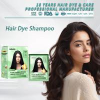 China Nourishing OEM Bubble Hair Dye Shampoo Herbal Formula 3-in 1 Fast Grey Covering Hair Dye Factory Supply for sale