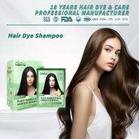 China OEM Bubble Plant Hair Dye Shampoo Gray Coverage& Nourishing Fast  Black Hair Dye Shampoo Hair Color Manufacturer Supply for sale