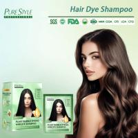 China Purestyle Fast Bubble  Black Hair Dye Shampoo for Home Use Herbal Hair Coloring Shampoo OEM Available Hair Color Manufacturer for sale
