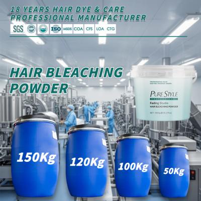 China Gentle Hair Bleach Powder Wholesale OEM Professional Hair Color Manufacturer for Dust Free Lightening for sale
