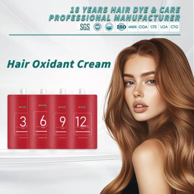 China OEM Hair Color Manufacturer Hair Colour Cream Developer Smooth Moisturizing Oxidant Cream for Permanent Hair Lightening for sale