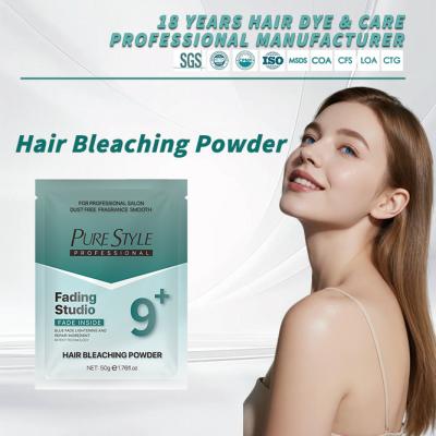 China OEM Hair Bleaching Powder Blue Color Hair Lightening Bleach Powder Hair Dye Factory Wholesale for sale