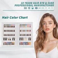 China Premium Quality Blonde Hair Color Chart Ideal Salon Communication Tool OEM Hair Colour Chart Book 39 Colors for sale